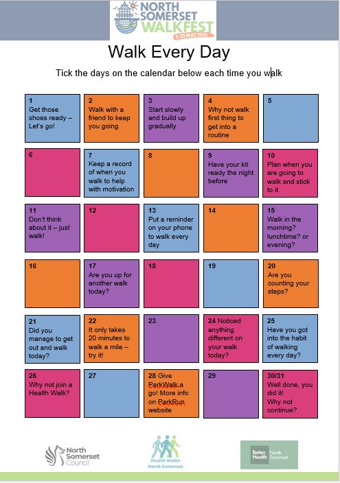 Walk Every Day | Better Health North Somerset