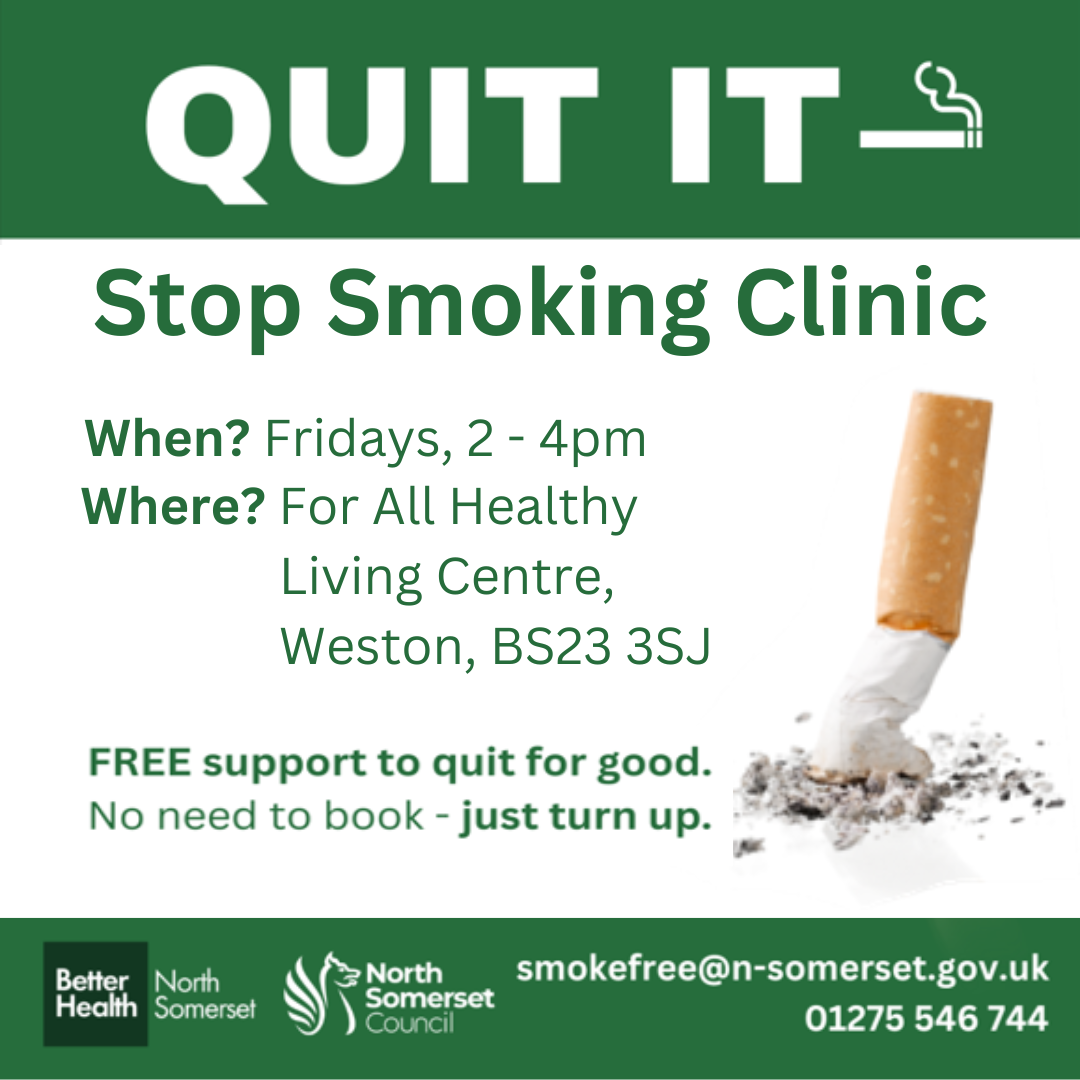 Smokefree Drop In Sessions | Better Health North Somerset