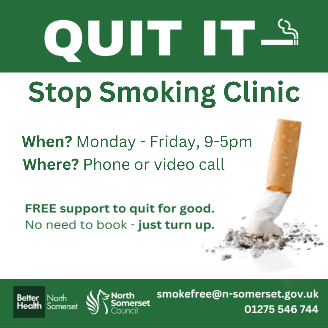 Smokefree Drop In Sessions | Better Health North Somerset